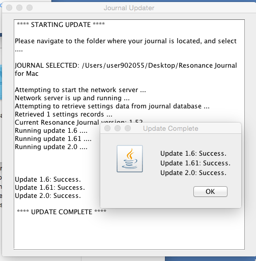 Update your Resonance Journal to the latest version (Mac) – I Ching ...